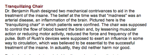 Tranquilizer Chair | Desperado Philosophy